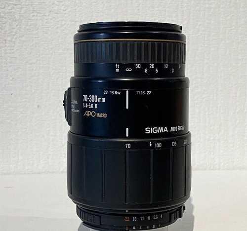 Sigma 70-300 Nikon F с грибком (овертка)