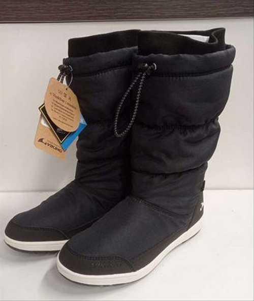 Зимние сапоги viking alba GTX ботинки черный цвет