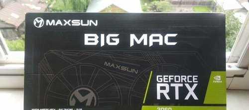 Новая видеокарта rtx 3060 Maxsun 12Gb