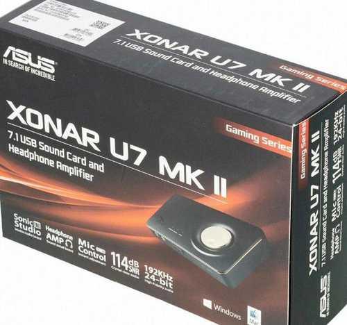 Внешняя звуковая карта asus Xonar U7 mkii