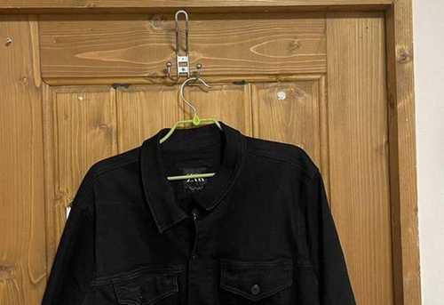 Zara чёрный,Джинсовая куртка