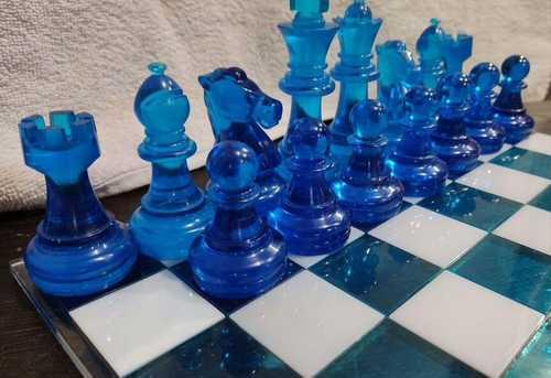 Шахматы из эпоксидной смолы ручной работы