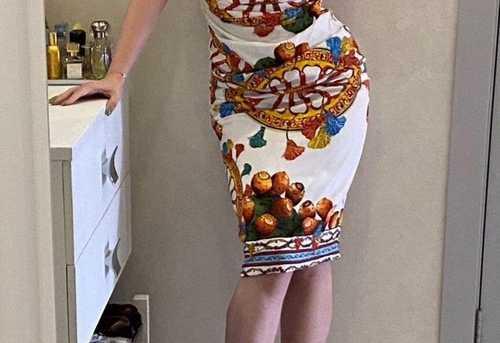 Платье шелковое dolce&gabbana ориг
