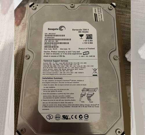 Жесткий диск Seagate 300GB