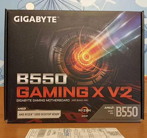 Материнская плата gigabyte B550 gaming X V2