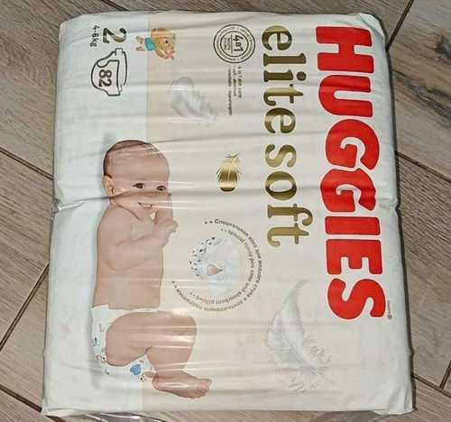 Подгузники Huggies elite soft 2