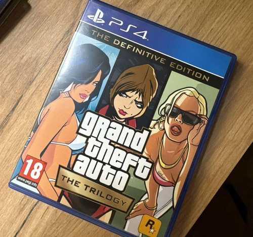 Gta the trilogy ps4 диск