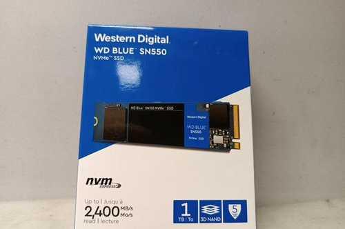 Твердотельный диск 1Tb WD blue SN550 WDS100T2B0C