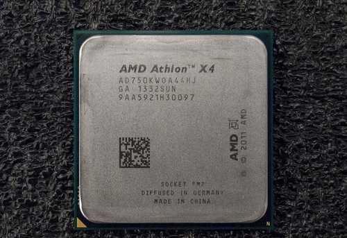 FM2 AMD Athlon X4 750K BE / 4 ядра до 4ghz 100W