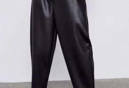 Кожаные брюки Zara 36 рр