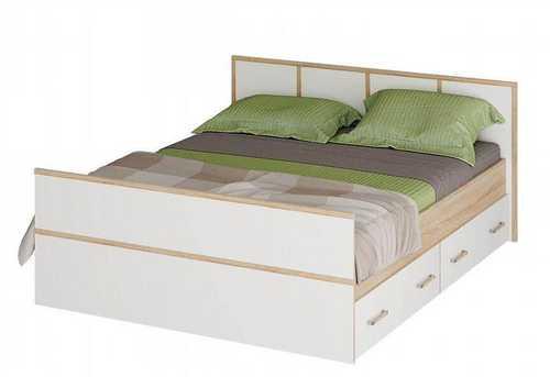 Кровать Сакура Light 1,4 м сонома/венге