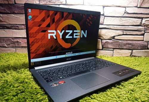 2021г Мощнейший Acer Ryzen 5 4500 8Gb NVMe 15" iPS