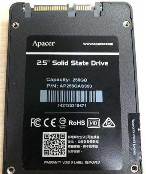SSD Apacer Panther 256Gb