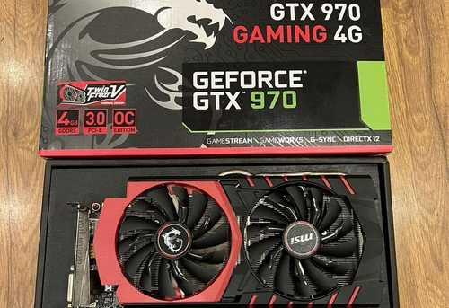 MSI GeForce GTX 970 gaming 4096MB