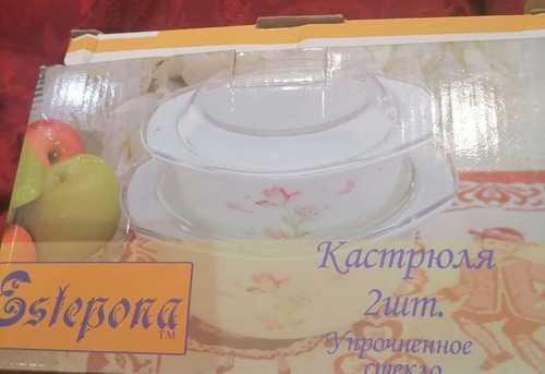 Кастрюли для свч 2штуки новые