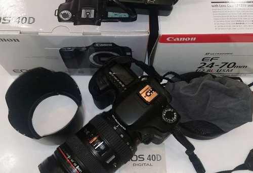 Зеркальный фотоаппарат Canon eos 40 d