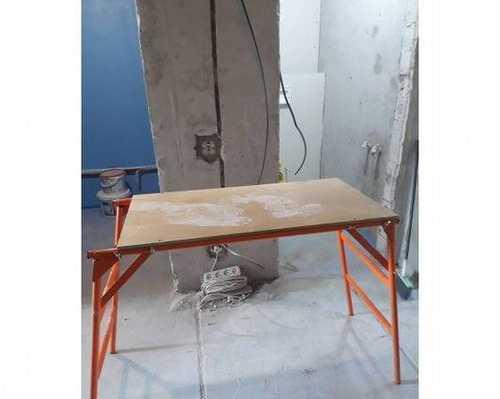Малярный столик "фишка" новый оранжевый складной