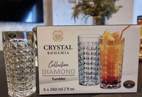 Бокалы bohemia crystal Diamond