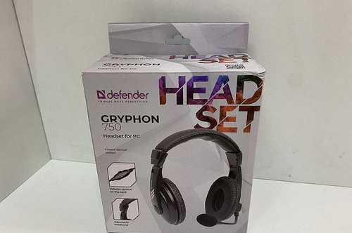 Наушники и микрофоны для пк Defender Gryphon 750