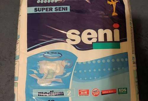 Памперсы для взрослых Super seni размер м 12 штук