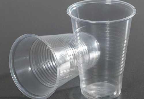 Посуда пластиковая одноразовая стакан 200 мл 300