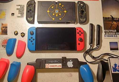 Nintendo Switch oled 64+128Gb (Прошитый)