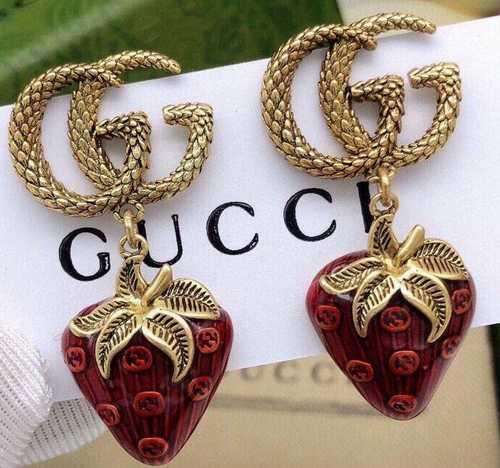 Серьги gucci