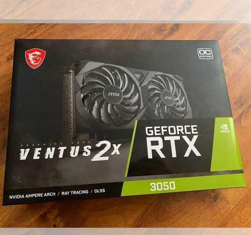 Видеокарта MSI GeForce RTX 3050 ventus 2X XS OC RT