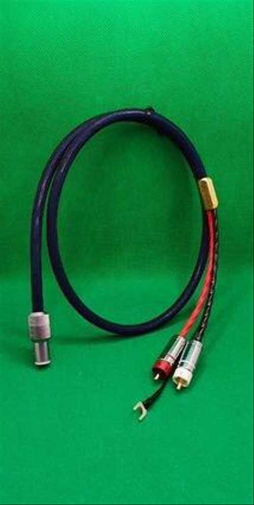 Audio Phono кабель тонарма с заземляющим проводом