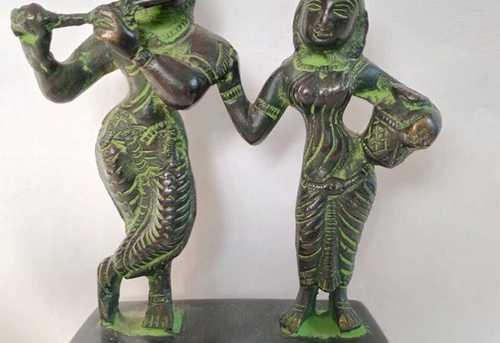 Статуэтка Кришна и Радха