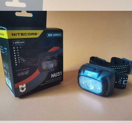 Налобный фонарь nitecore nu31