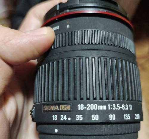 Объектив Sigma zoom 18-200 DC для Nikon