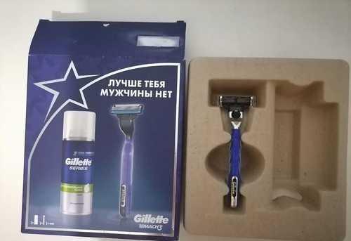 Gillette mach 3 станок бритва