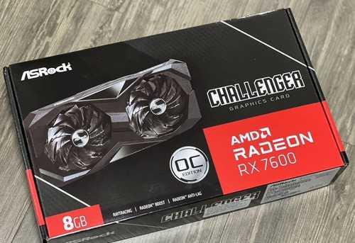 ASRock AMD Radeon RX 7600 Challenger OC гарантия