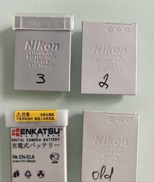 Аккумулятор Nikon En-El8
