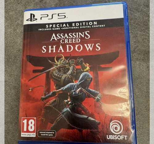 Assassins creed shadows ps5 диск