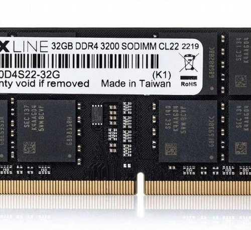Модуль памяти sodimm DDR4 32GB Foxline CL22 3200