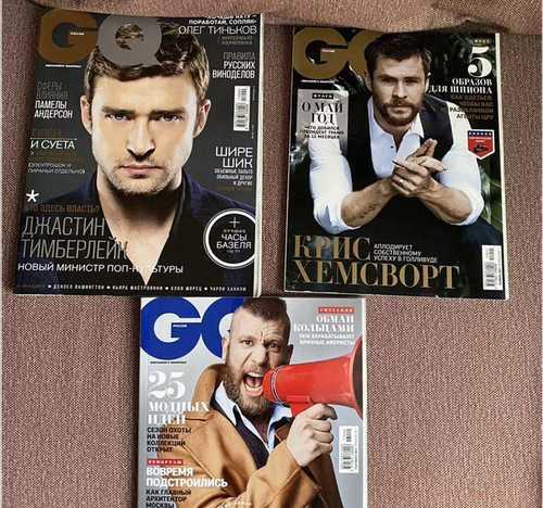 Журналы GQ, Cosmopolitan, Men's Health