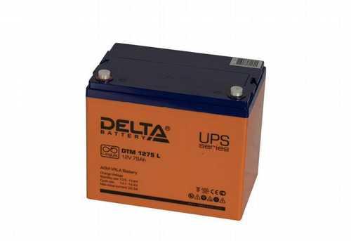 Аккумуляторная батарея Delta DTM 1275 L(12V / 75A)