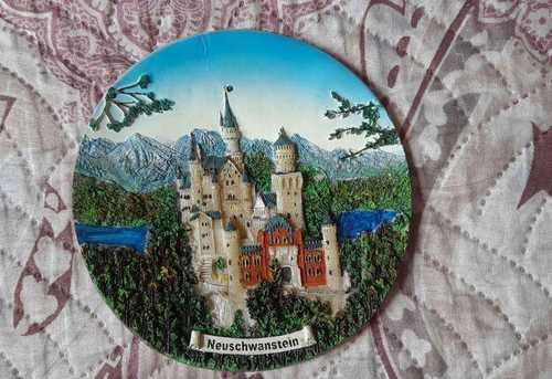 Настенная тарелка сувенирная, Германия