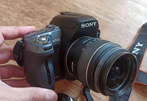 Sony. Alfa. Dslr-A550. Зеркальный фотоаппарат