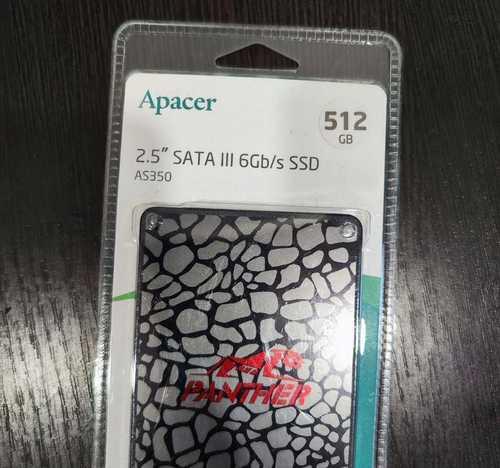 SSD накопитель Apacer AS350 2.5" 512 гб