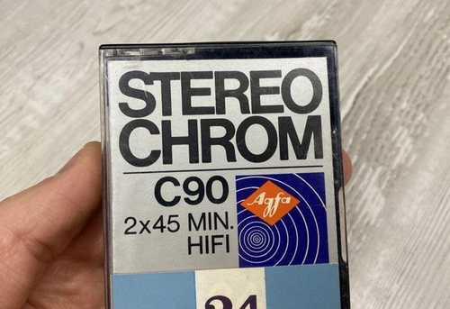 Аудиокассета agfa stereo chrome