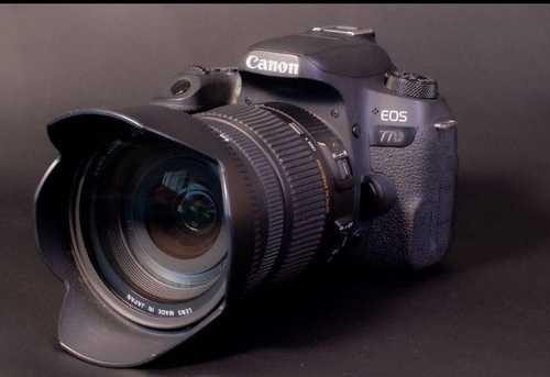 Canon 77D + sigma DC 17-50 mm f:2.8 EX HSM