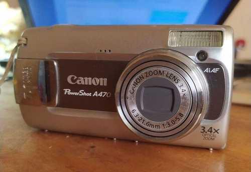 Компактный фотоаппарат canon powershot А 470