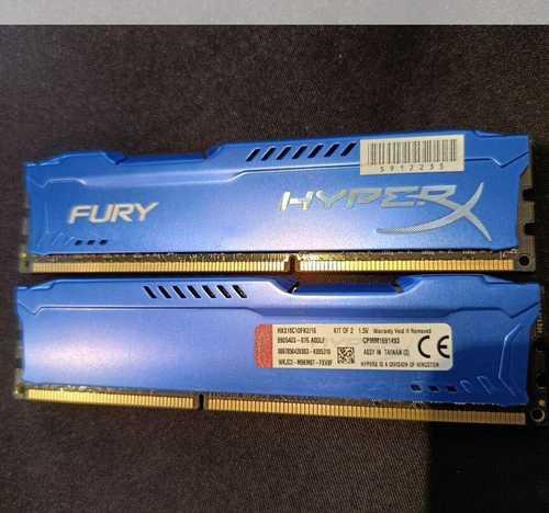 Оперативная память 16GB 1866Mhz DDR3 Kingston fury