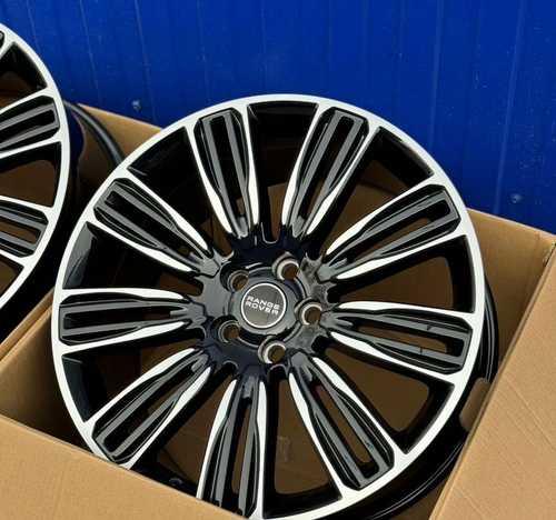 21Х9.5 5*120 Range Rover Черные с полировкой