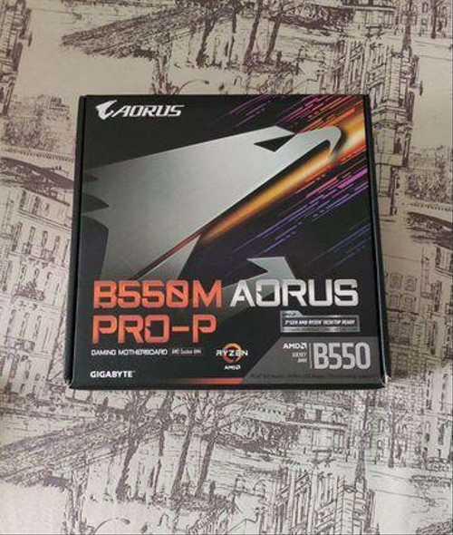 Материнская плата gigabyte B550M aorus PRO-P