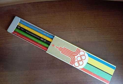 Цветные карандаши СССР Олимпиада 80