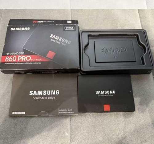 Твердотельный накопитель Samsung 860 PRO 512 гб